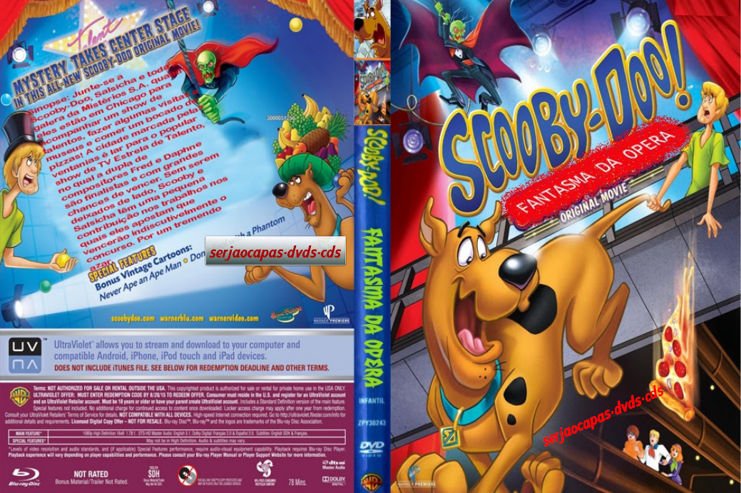 Serjaocapas Dvds Cds Scooby Doo Fantasma Da Opera