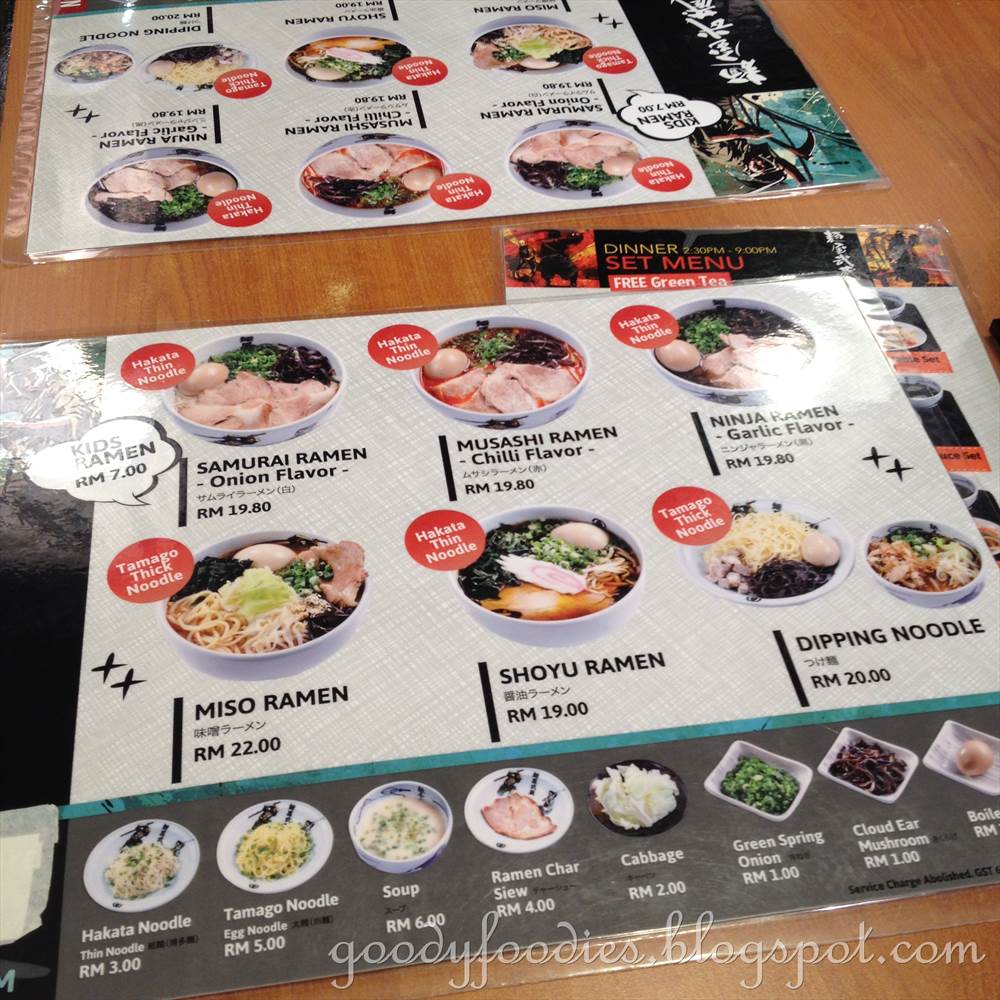 GoodyFoodies: Menya Musashi, Intermark, KL