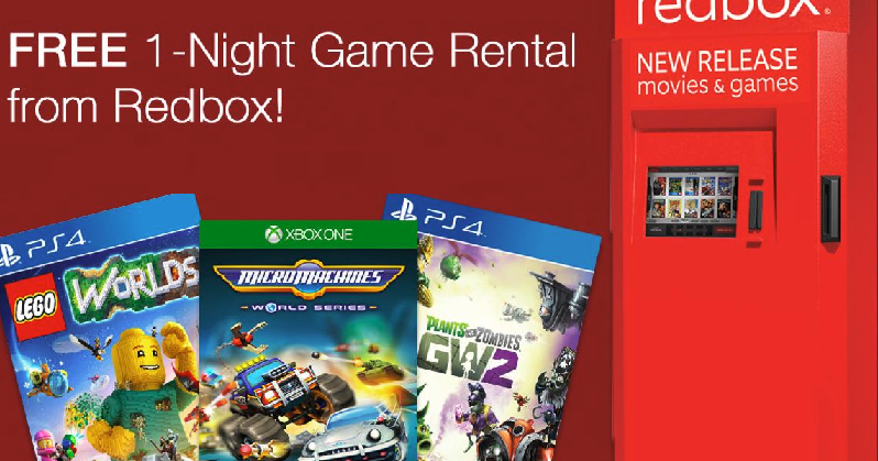 Free Redbox Video Game Rental - HEAVENLY STEALS