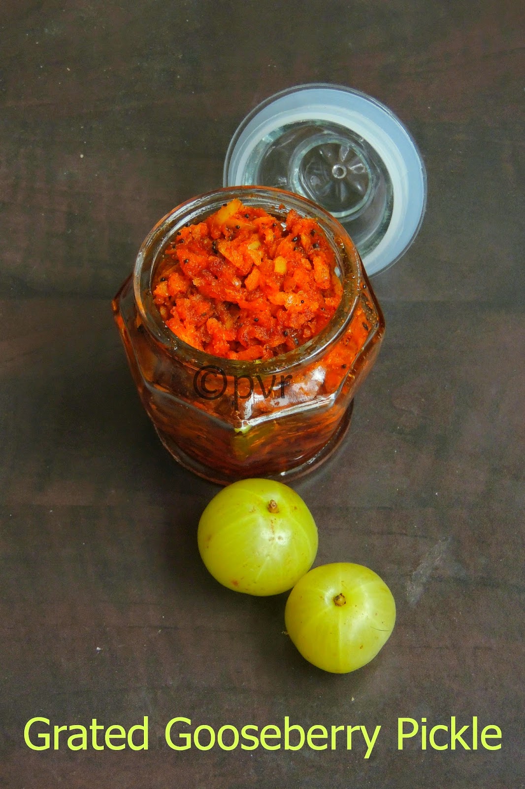 Priya's Versatile Recipes: Grated Gooseberry Pickle/Instant Grated Amla ...