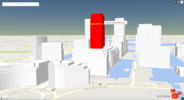 Cube Cities Blog: Visit to One Canada Square @ Canary Wharf