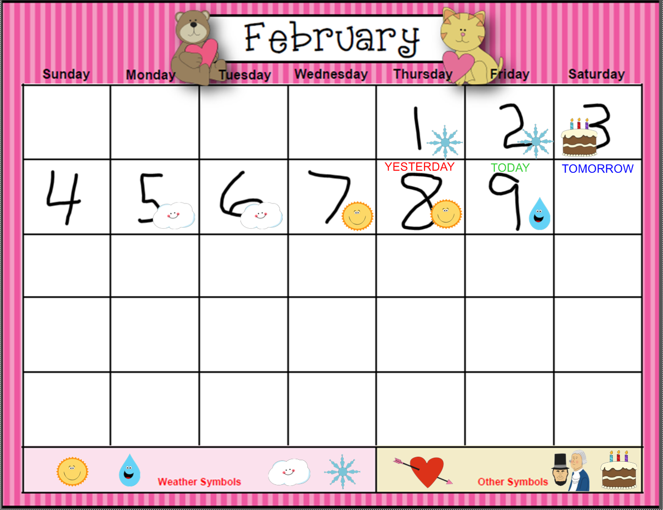 Peterson's Pad: Morning Meeting for the Smart Board