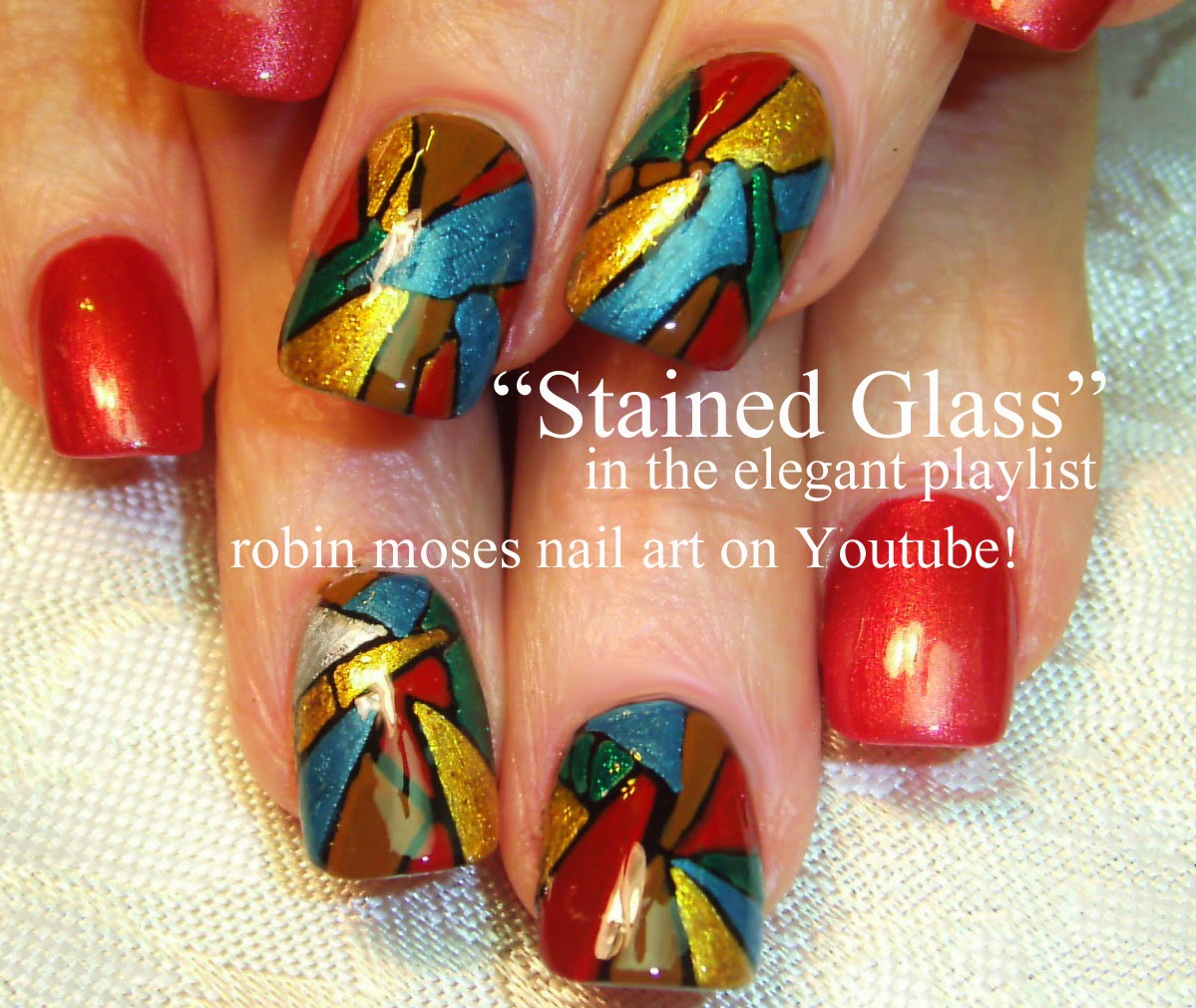 Nail Art by Robin Moses: "fall nails" "easy fall nails" "easy fall ...