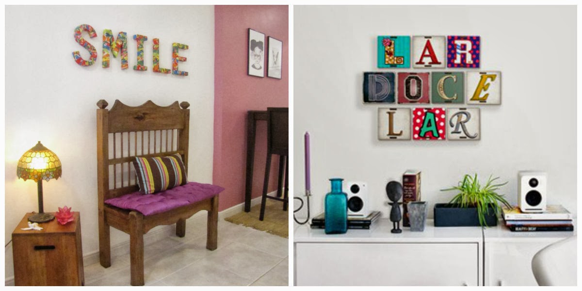 Primavera Feminina: Decorando com letras!