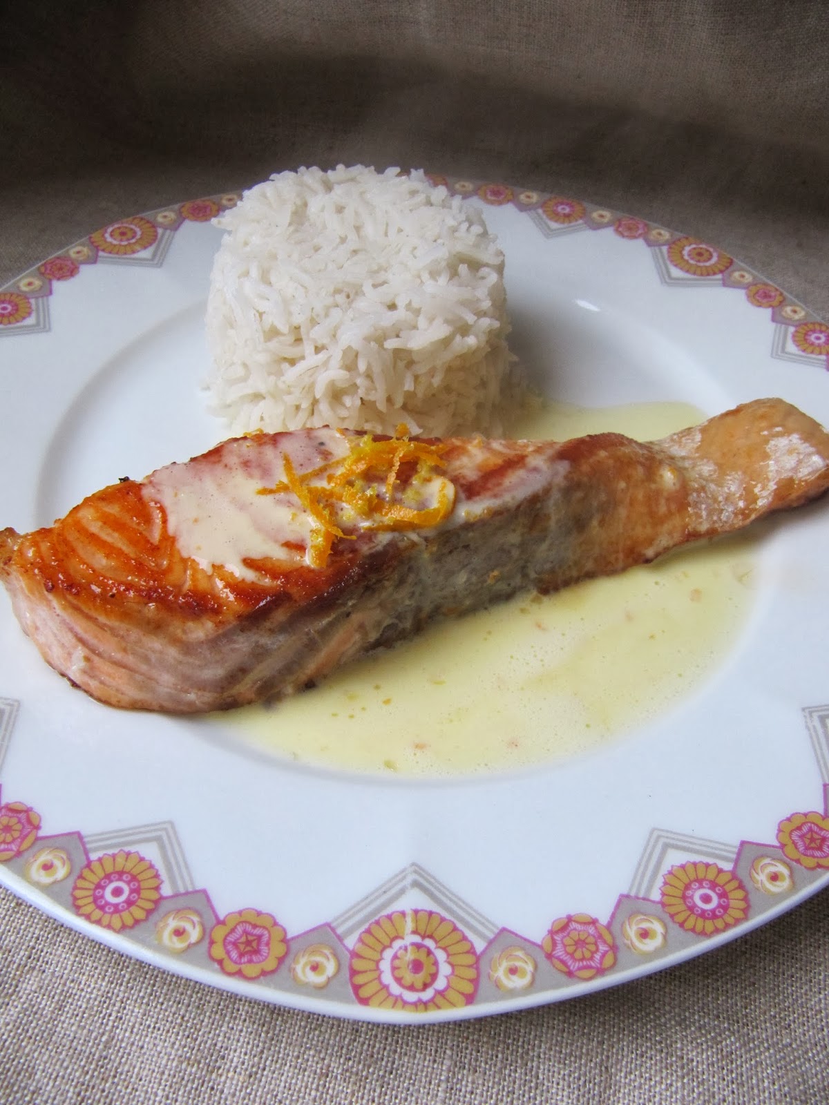 La cuisine d'ici et d'ISCA: Saumon frais beurre d'agrumes