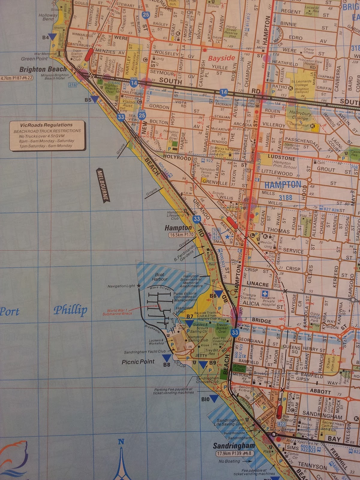 Melbourne Fun Walks: Sandringham Submarine Walk