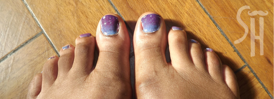 Sundance Hudson: Ombre Toe Nails!