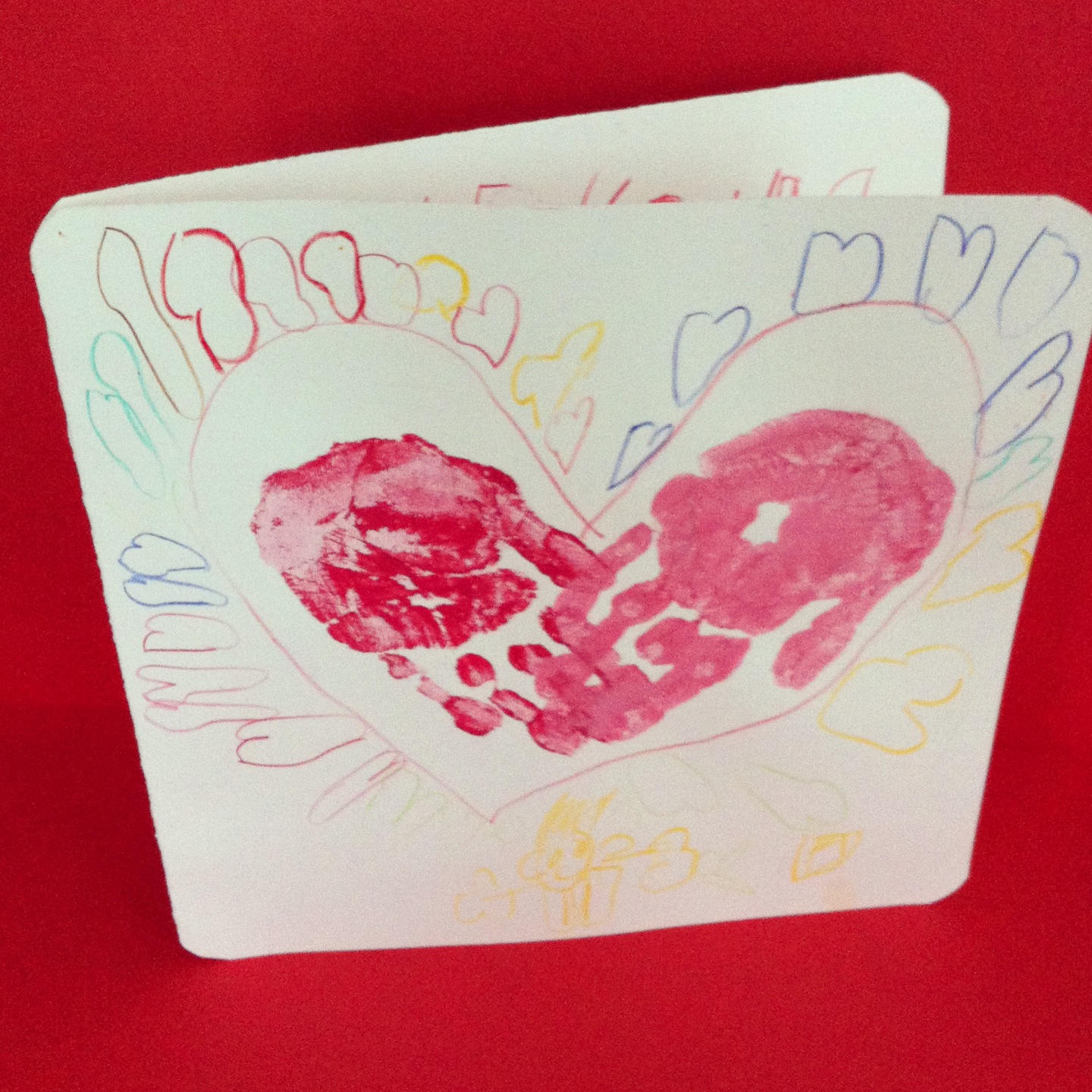 Handprint Heart Cards | Gettin' Crafty with Natalie