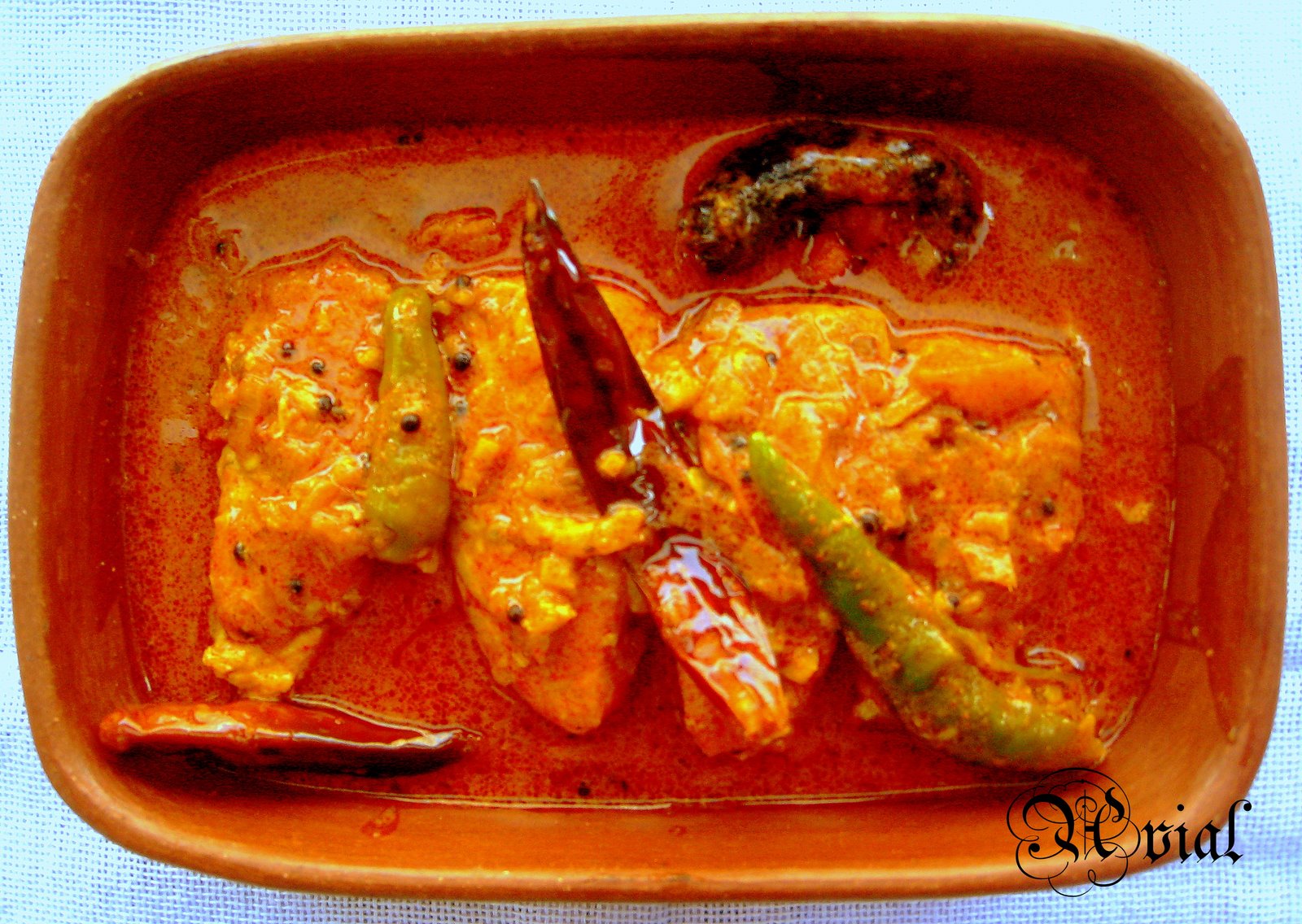 Avial: Meen Mappas ( Fish in Coconut Milk)