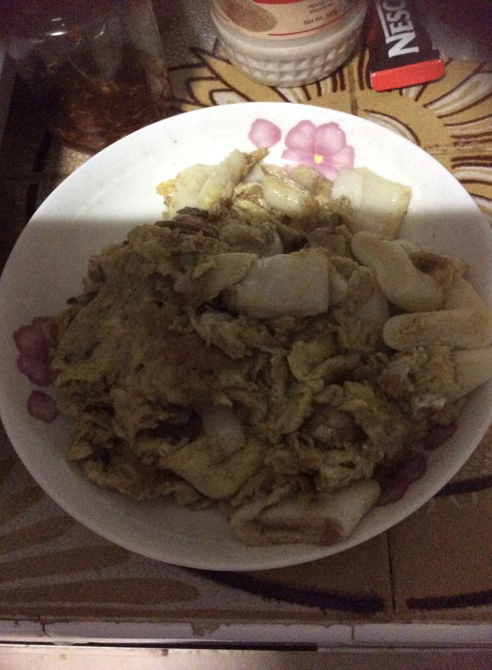 Diong MaMa: Fried Chee Cheong Fan and egg