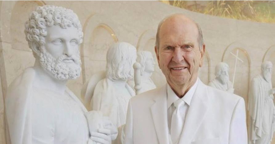 BARE RECORD OF TRUTH: 486: PRESIDENT NELSON WITH THE KEYS FROM PETER IN ...