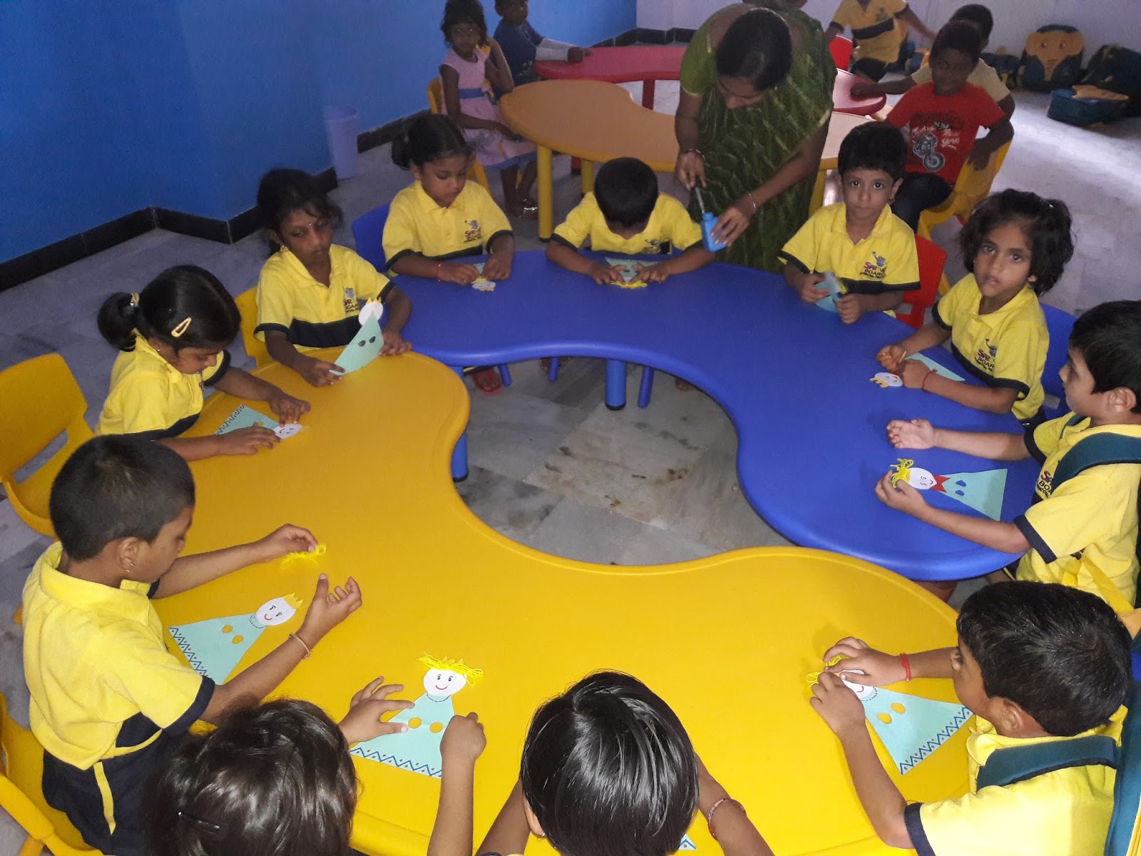 SpringBoard International PreSchool: Preparation of Finger Puppets by ...