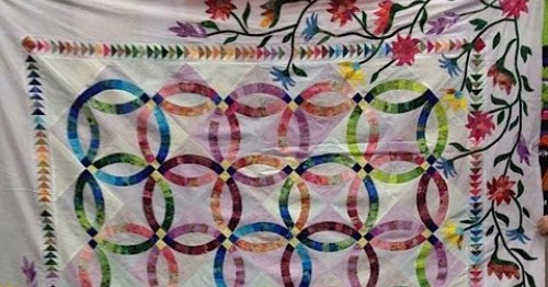 Quilt Today: Flowers for My Wedding Ring - Tutorial