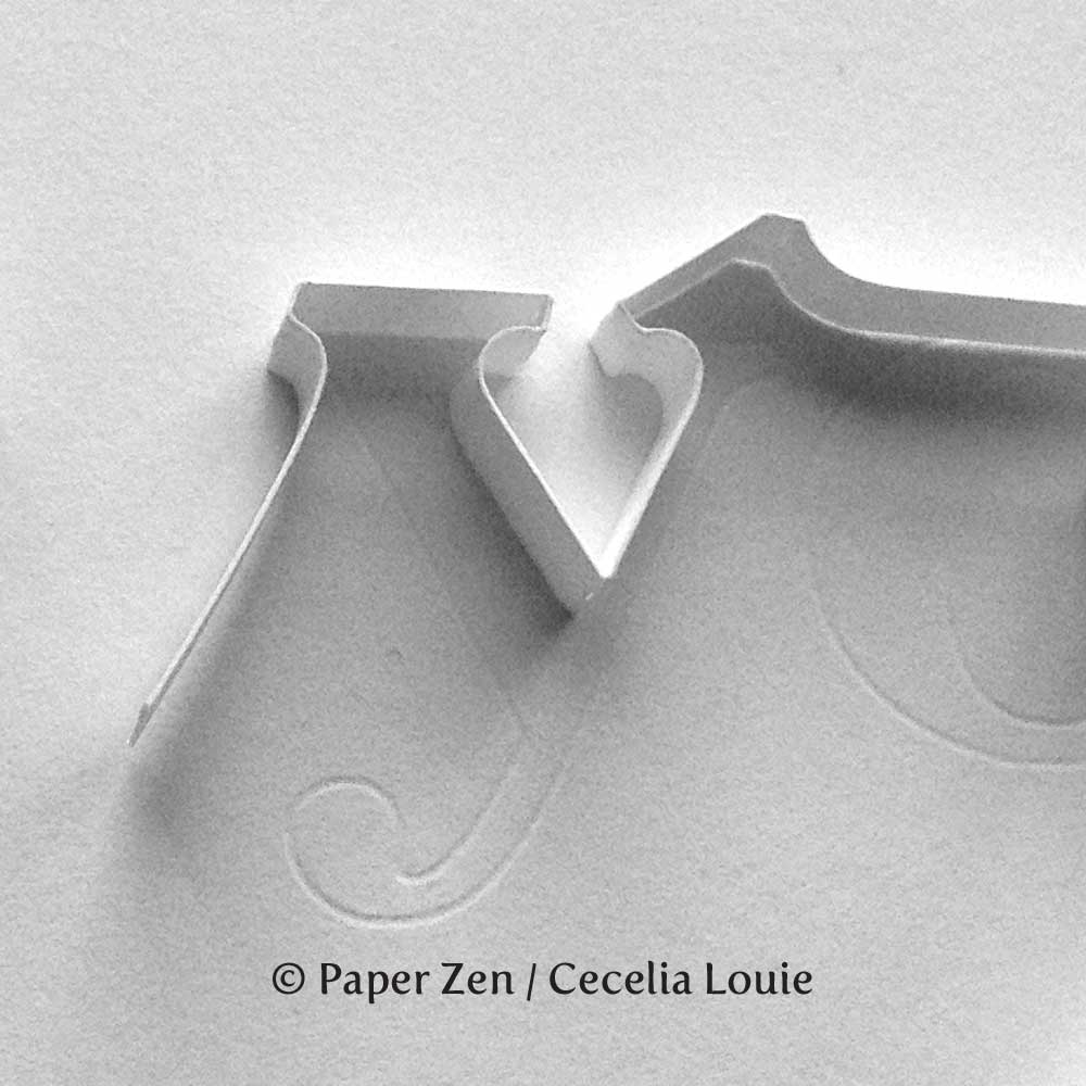 Welcome to Paper Zen ~ Cecelia Louie: Quilling Letters 102 - Part 2