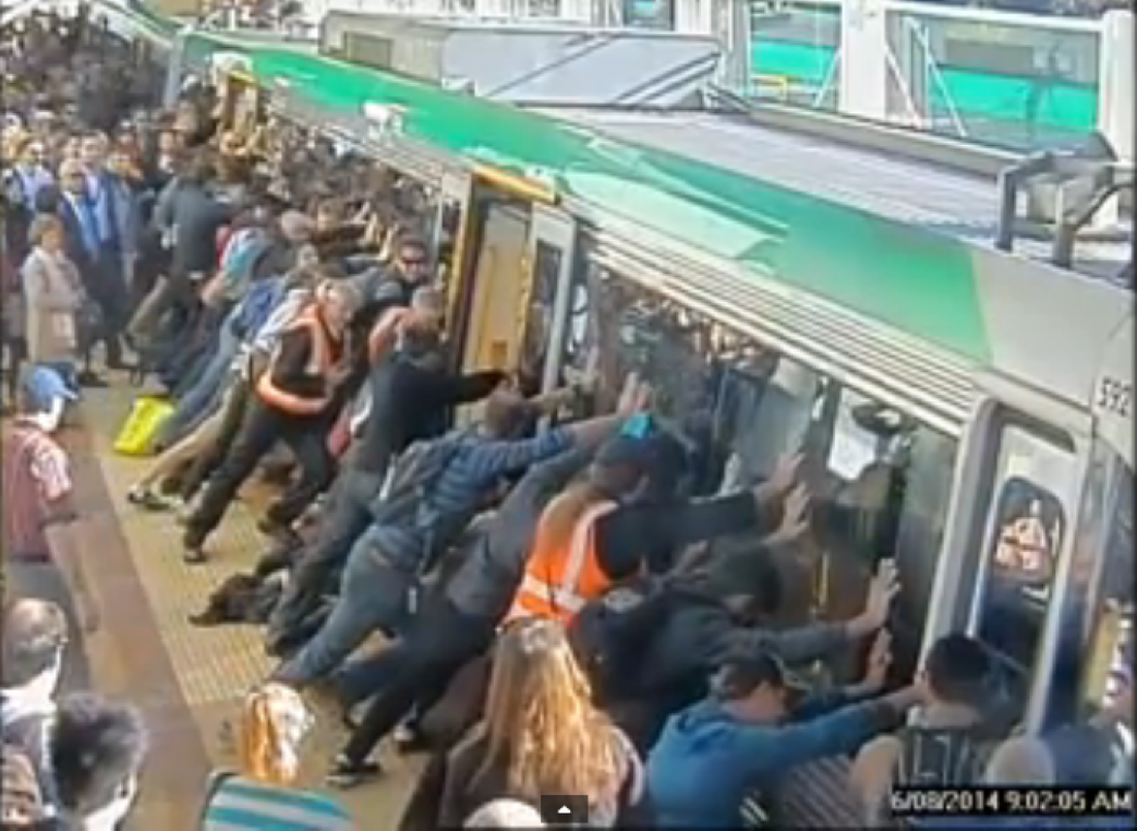 What Do I Know?: Common Sense And Cooperation - Passengers Push Train ...