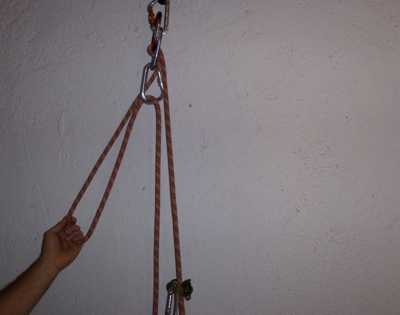 verticalRock: Tecniche - Paranco doppio