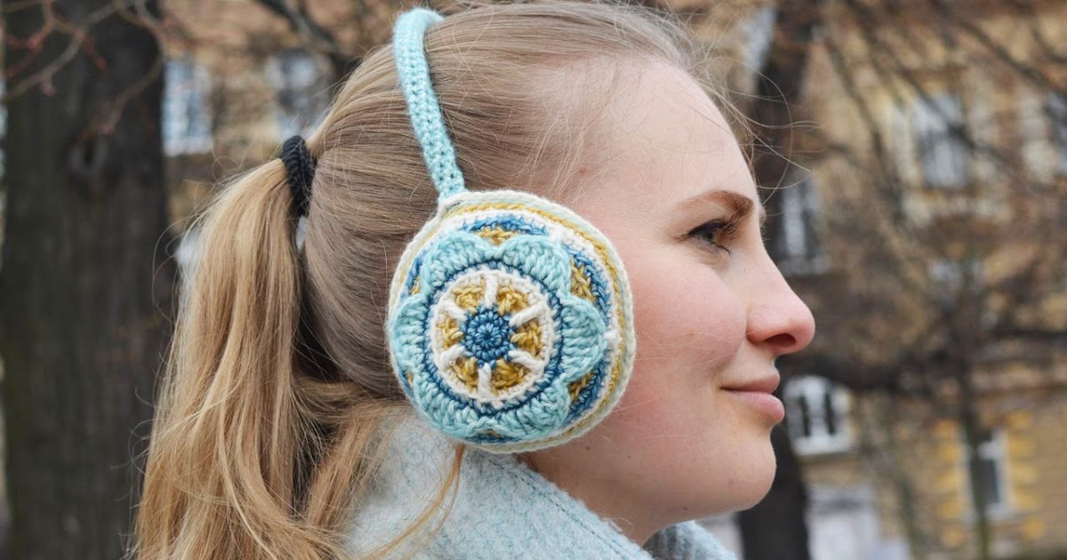 Brighten Your Outfit with Crocheted Ear Muffs! | LillaBjörn's Crochet World