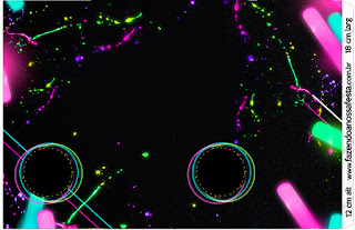 Neon Party: Free Printable Candy Bar Labels. | Oh My Quinceaneras!