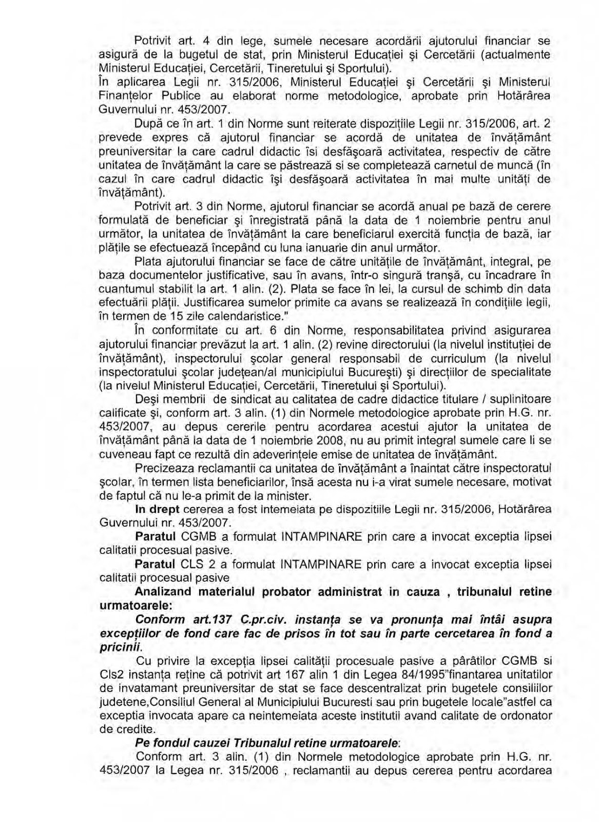 SINDICAT ÎNVĂȚĂMÂNT BUCUREȘTI - SIB