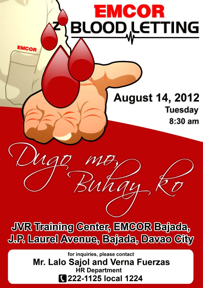 EMCOR DAVAO Blood Letting Activity - Anything About Davao