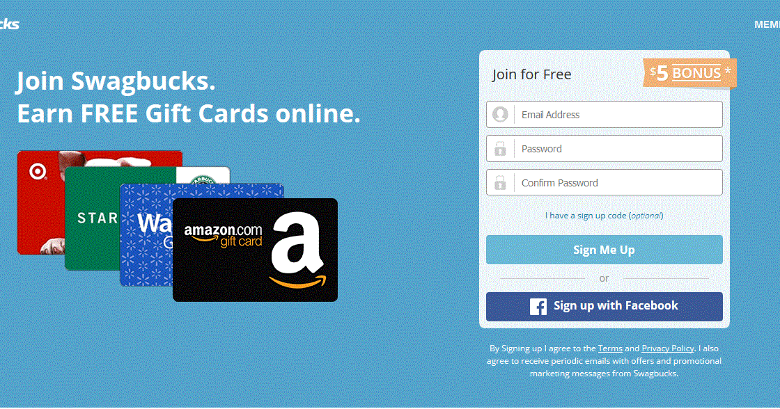 Swagbucks Beginner's Guide: Earn Free Gift Cards Work from Home Make ...