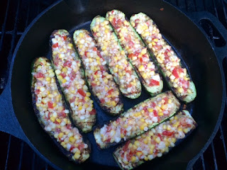 Let's Eat ... the Rainbow: Easy Grilled Stuffed Zucchini