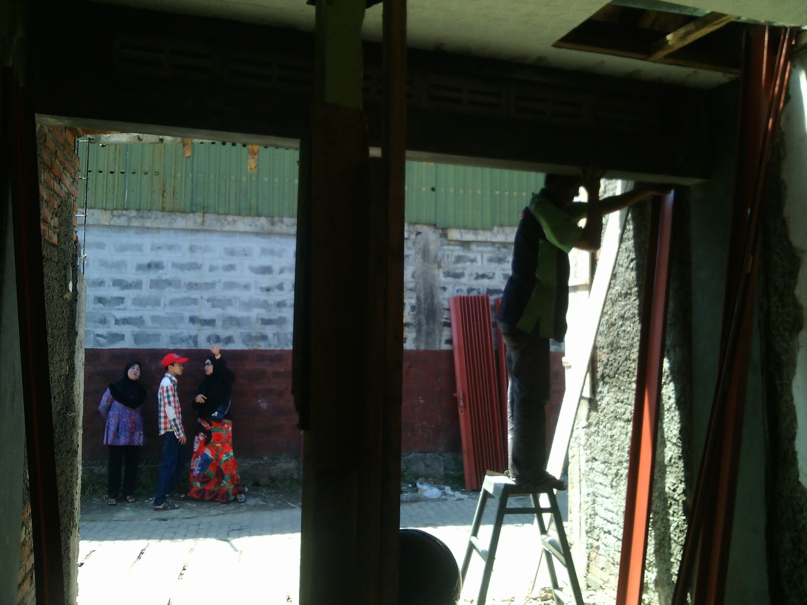 pemasangan folding gate jl.terusan pasir koja