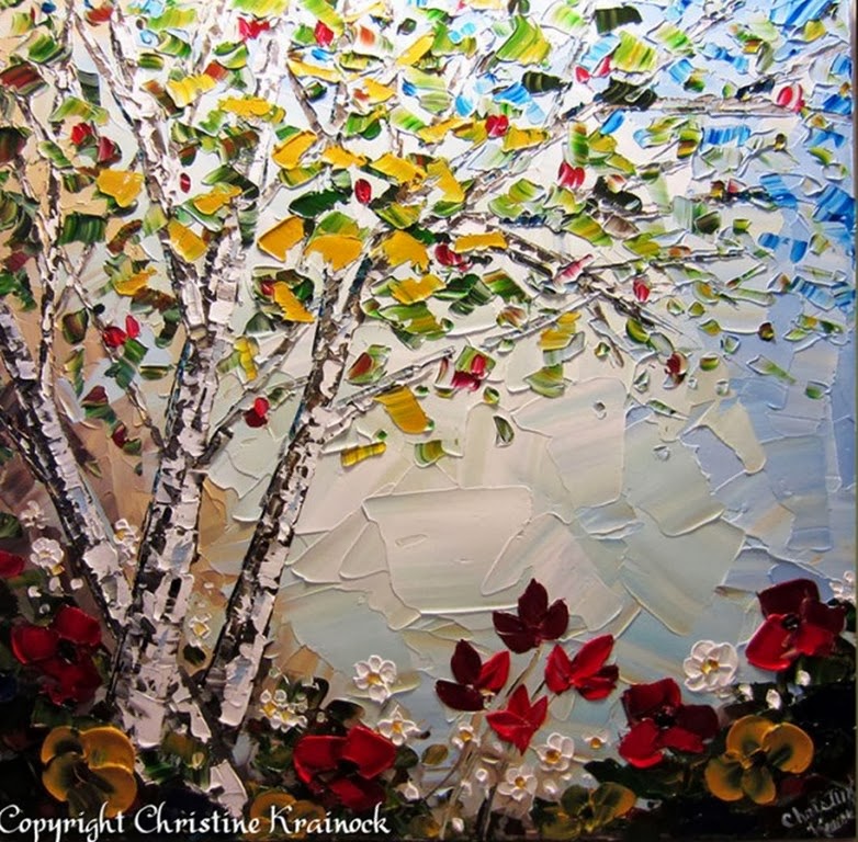 El arte es su máxima expresión : Cuadros Texturados con Hojas y Flores