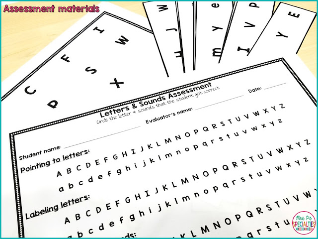 Developing Strong Concepts Of Letters · Mrs. P's Specialties