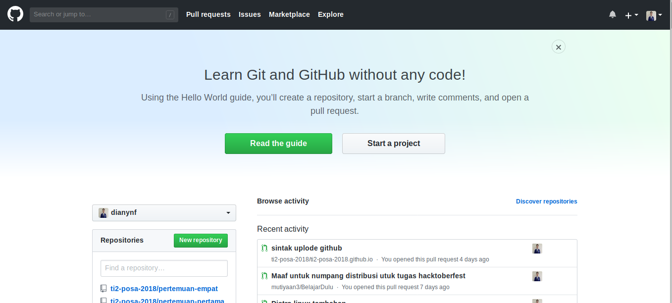 Cara Membuat Repository di GITHUB