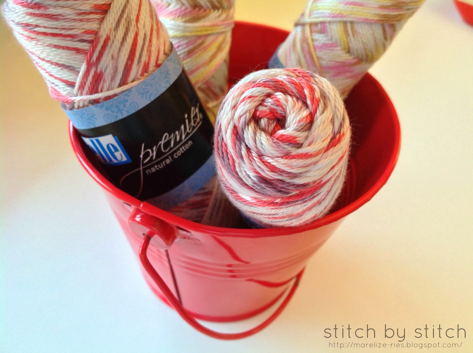 Stitch by Stitch: Crochet using variegated cotton yarn, NOT the look I ...