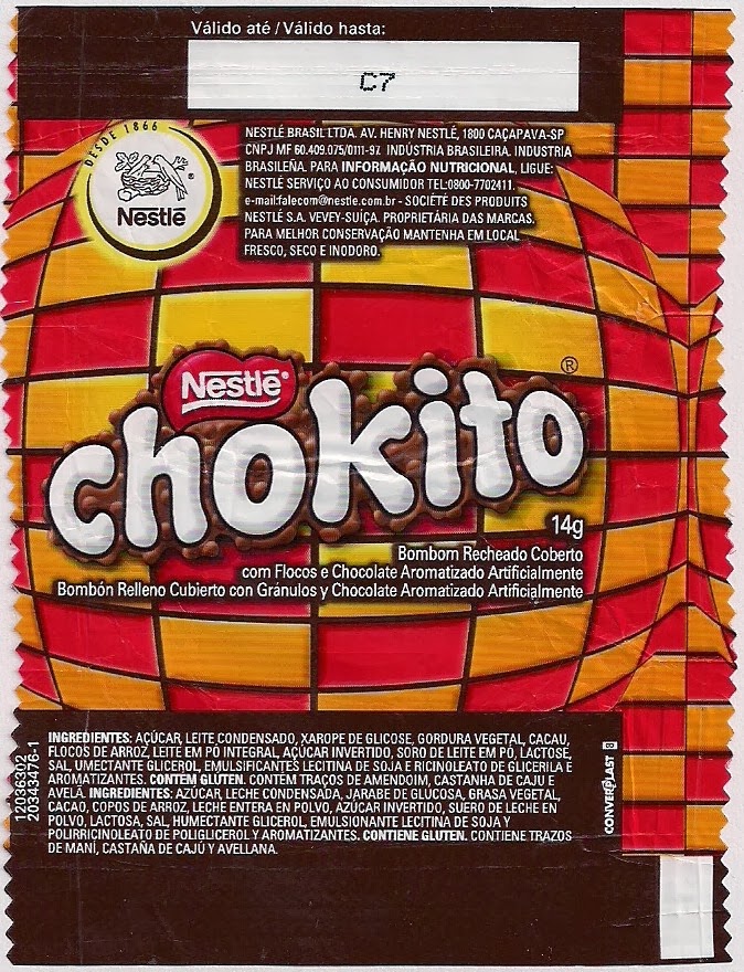 Nestlé Chocolate Wrappers!: Chokito (mini)