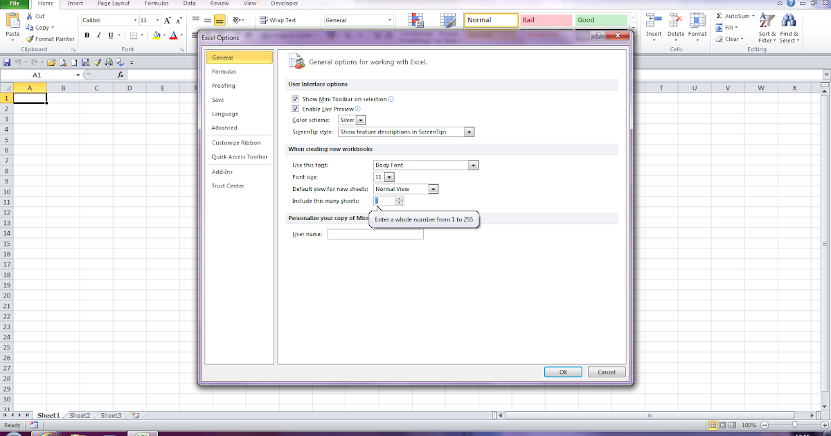 THE EXCEL PRO COURSE: Quick Tip - Default Worksheets
