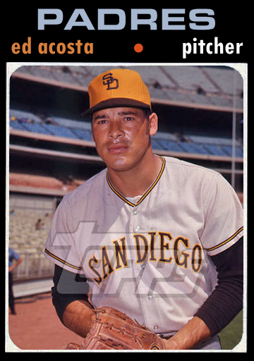 1971 Baseball Card Update: 1971 San Diego Padres (6th): 61-100, .379 ...
