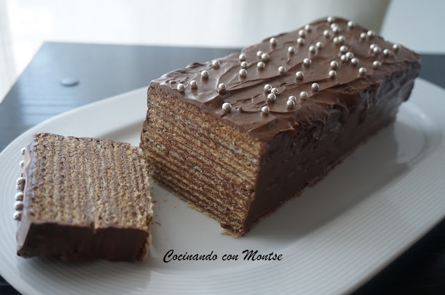 Tarta de Nutella con galletas - Cocinando con Montse