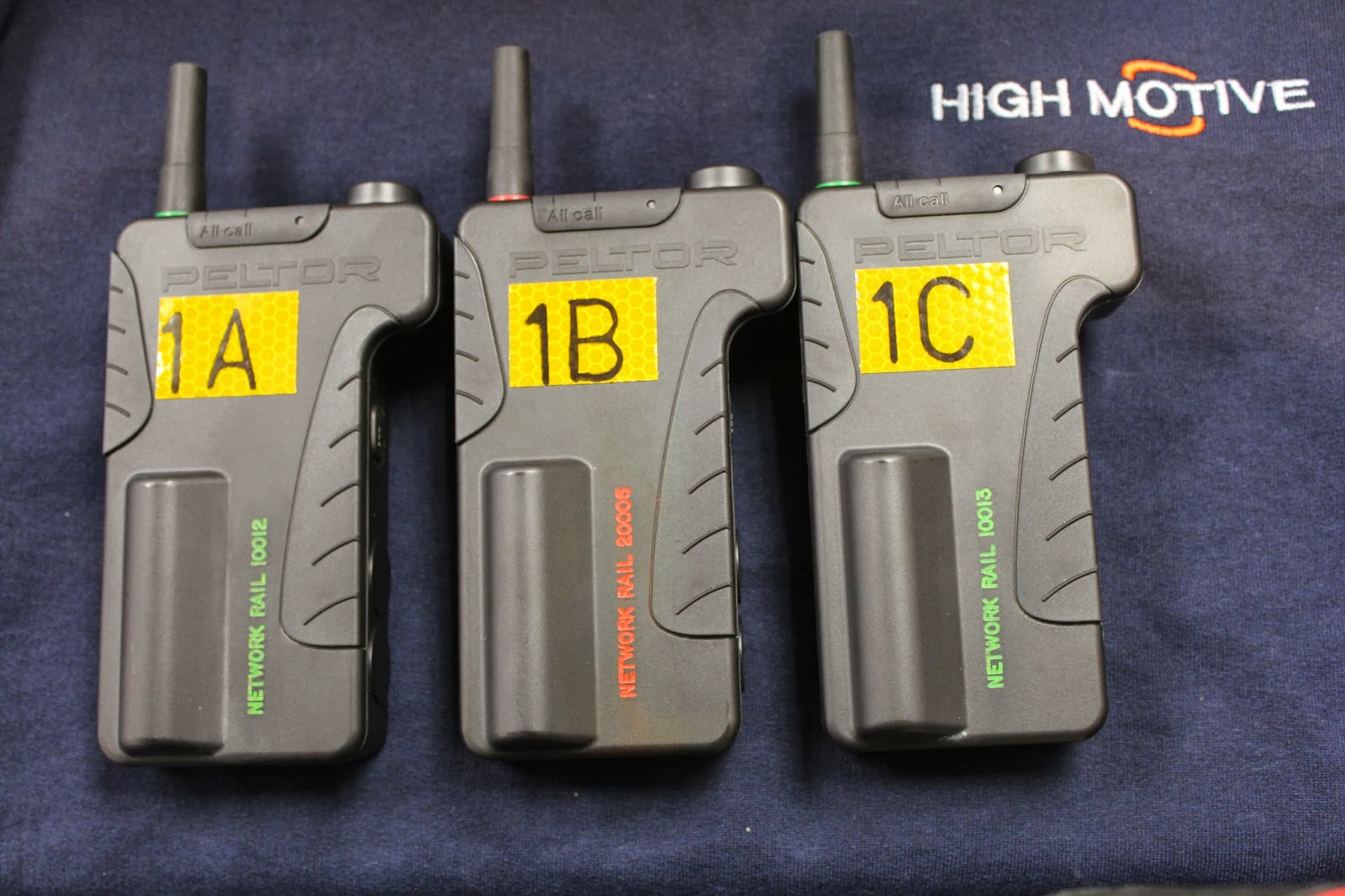 High Motive News: Network Rail receive first engraved DECT COM II Kit.
