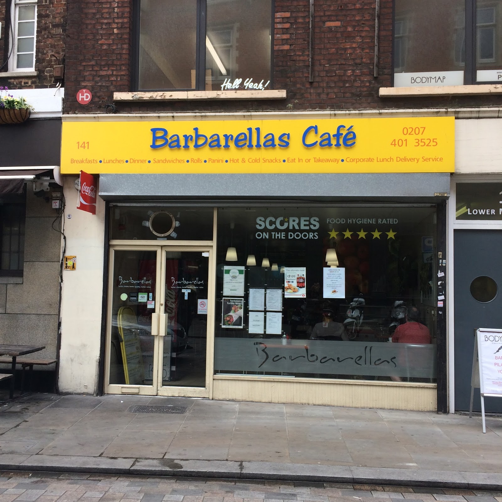 The Fry up Inspector: Barbarella's Cafe - London