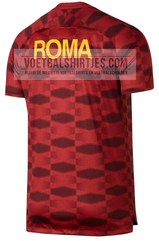 Nike AS Roma 17-18 Pre-Match Shirt Leaked - Footy Headlines