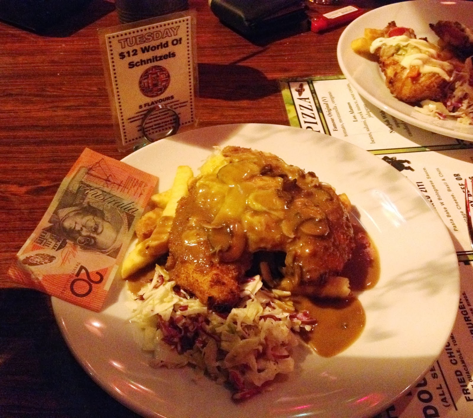 Schnitzel Safari: Forresters $12 World of Schnitzel night