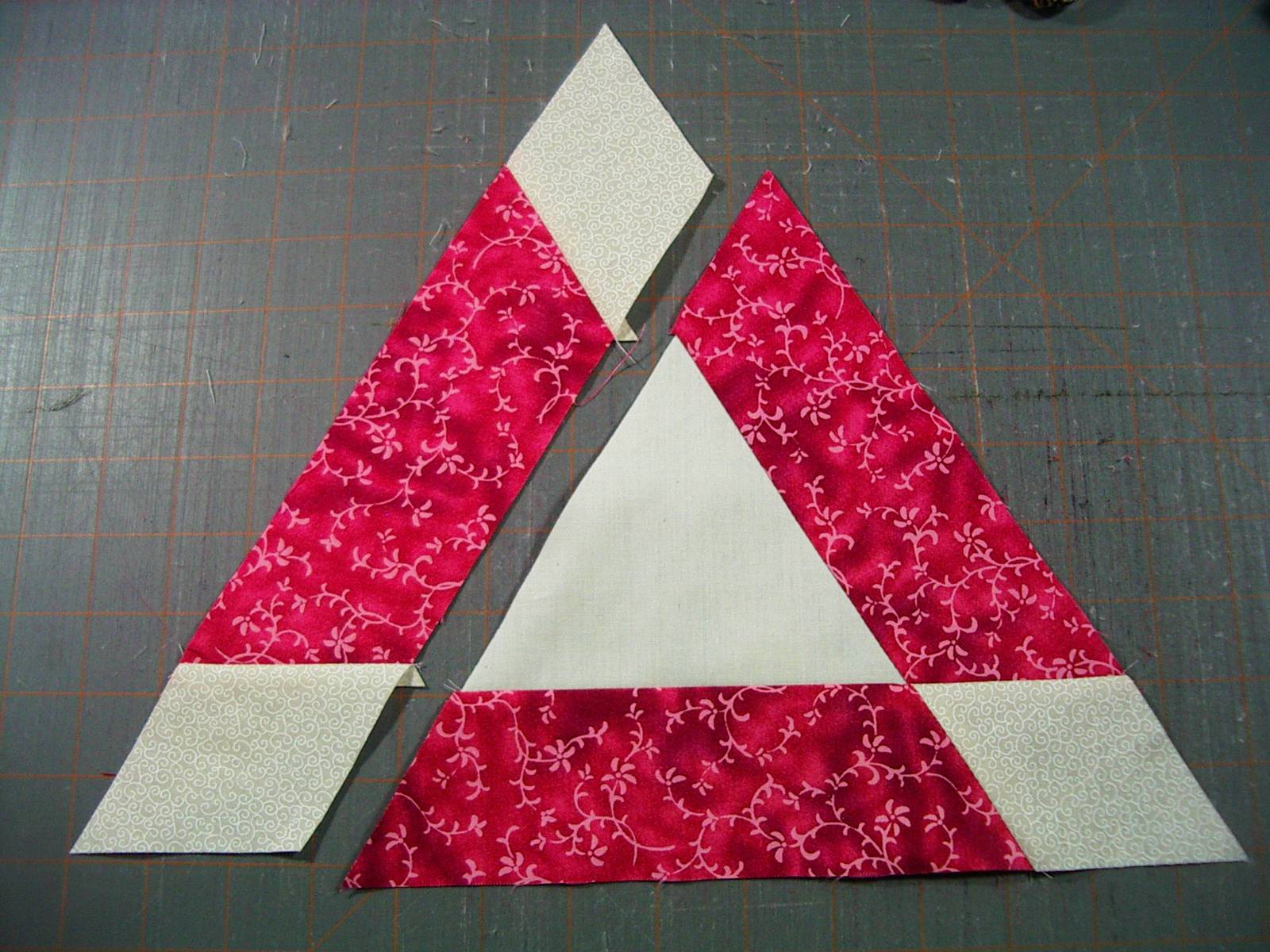 Cat on my Quilt Designs: Equilateral Triangle block Tutorial