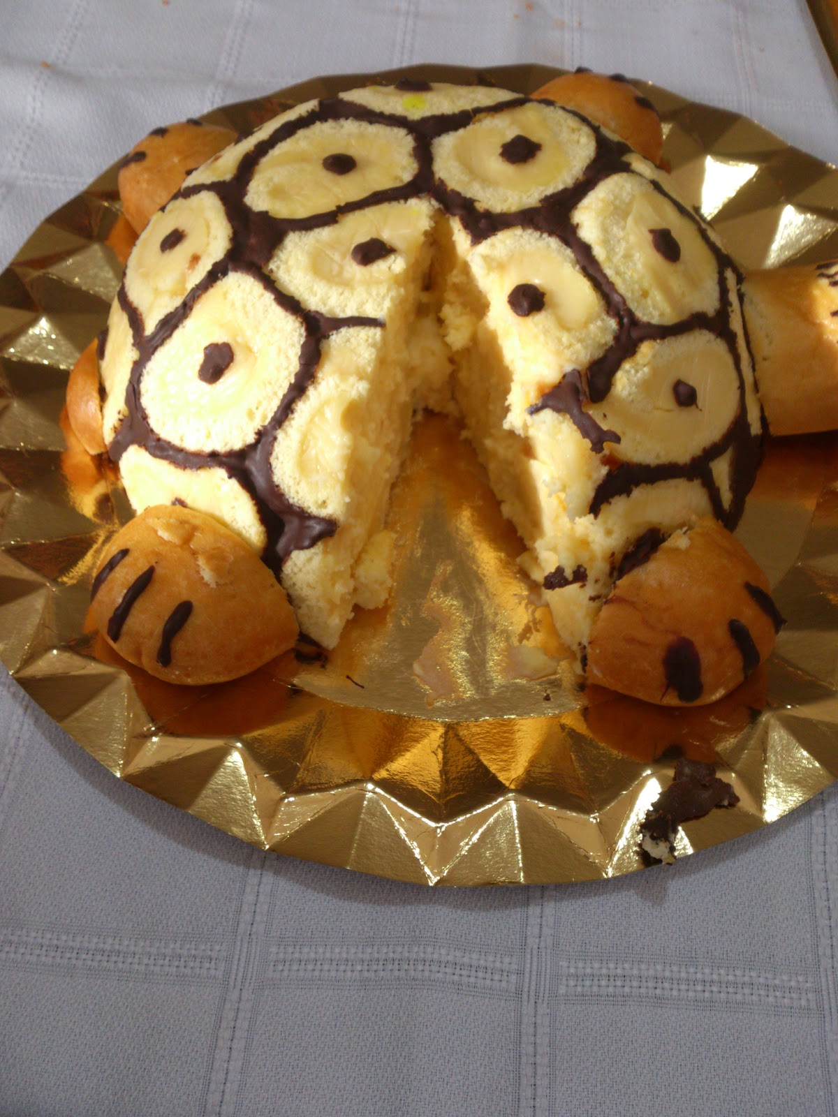 Los postres de asaminica: pastel tortuga