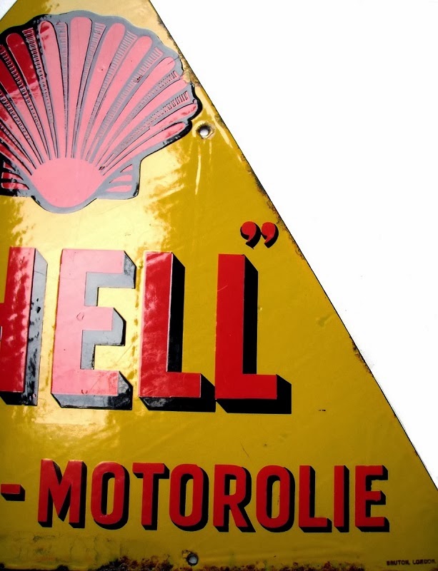 PATINA ANTIK: SHELL ENAMEL SIGN