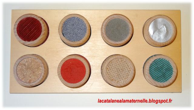 LaCatalane à la maternelle...: Atelier autonome : explorer le toucher (EMV)