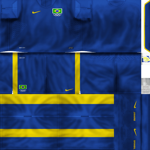Pro Evolution Soccer: Kit Brasil Olimpiade London 2012 by Xeneeise ...
