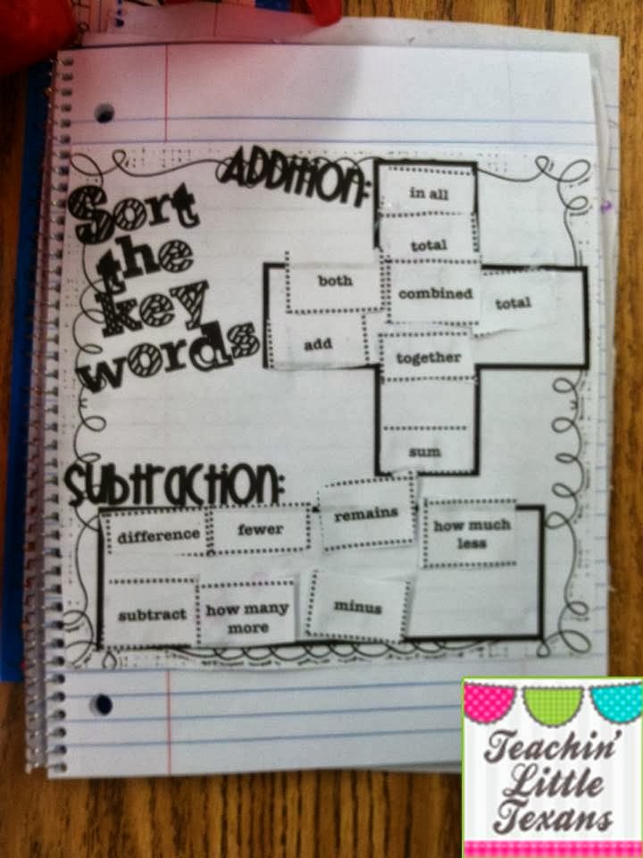 Teachin' Little Texans: Math Journal Freebies!