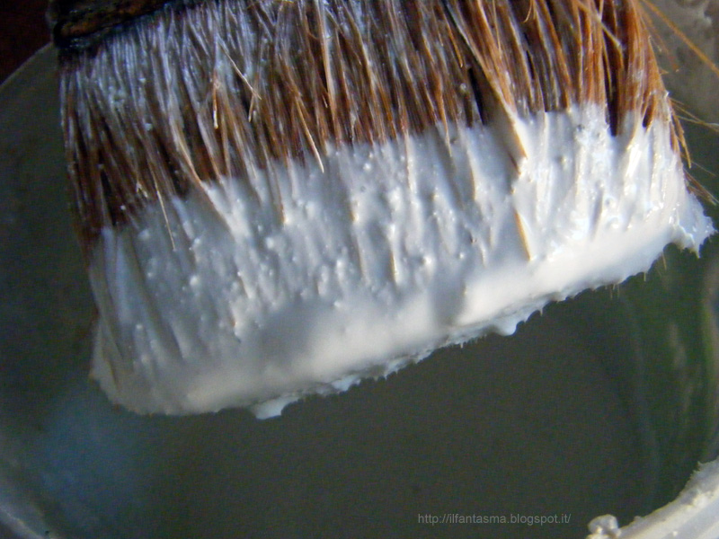 Le avventure della mia fantasia: Pittura a calce contro la muffa sul muro