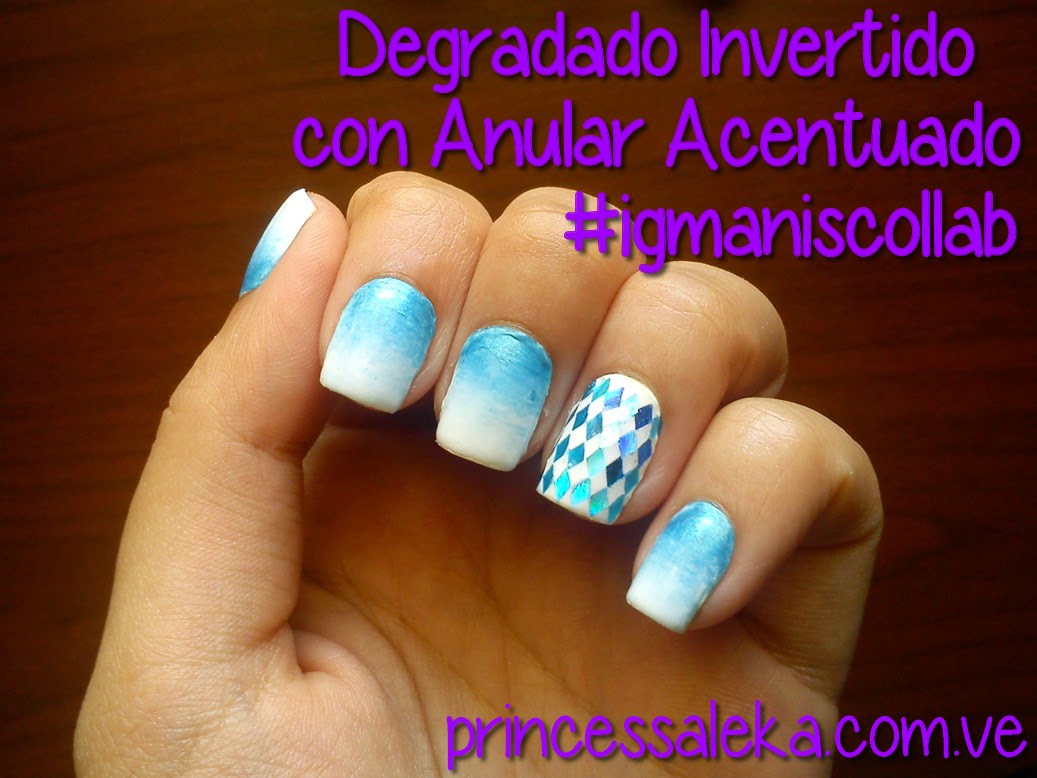Uñas de la Semana: Degradado Invertido con Anular Acentuado # ...