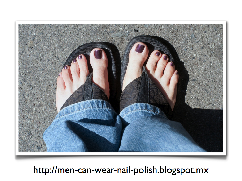 Men can wear nail polish: Finger Paints - Who’s Hue?