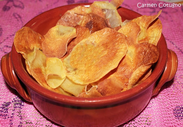 Come fare le patatine croccanti al forno,come quelle in busta! | Carmy ...