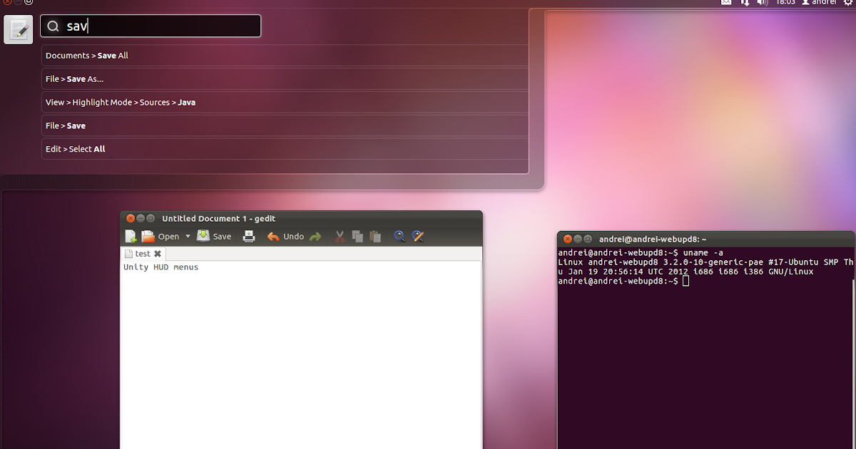 HUD: Ubuntu`s New Smart Menus, Announced By Mark Shuttleworth ~ Web ...